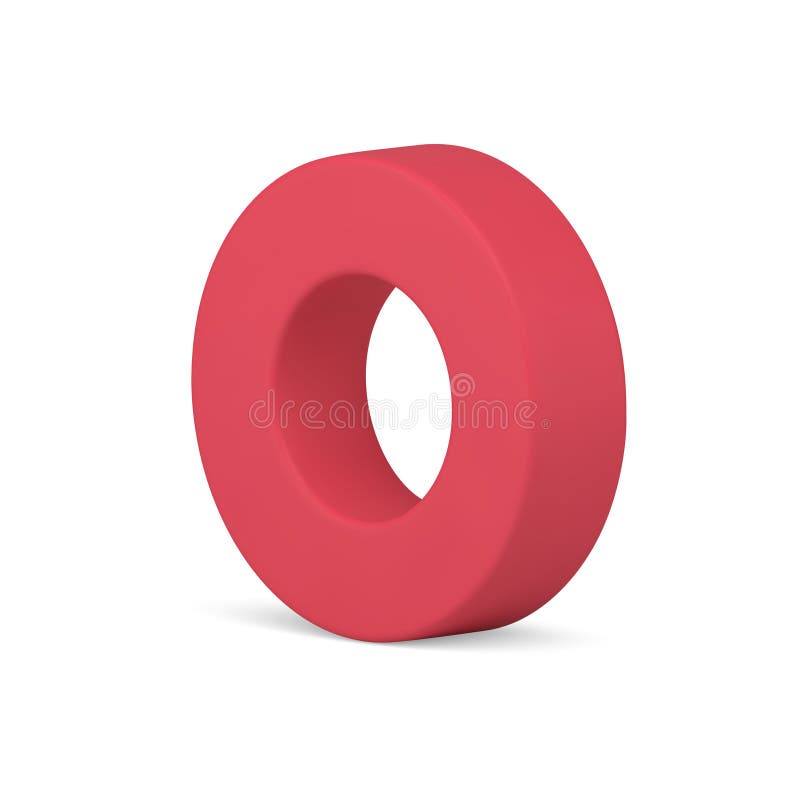 Circular Red Ring Glossy Frame Geometric Decorative Foundation Vertical ...