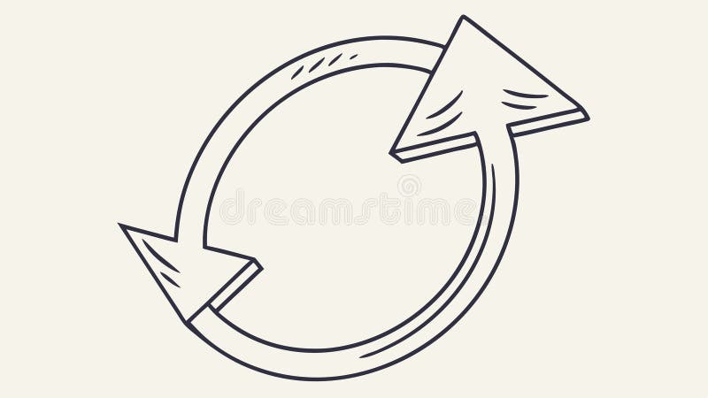 Circular Refresh Arrows Icon, Reload and Update Symbol, Vector Design ...