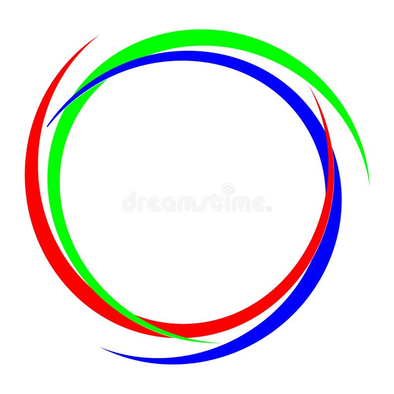 Circular RGB Logo stock vector. Illustration of swatch - 116257054