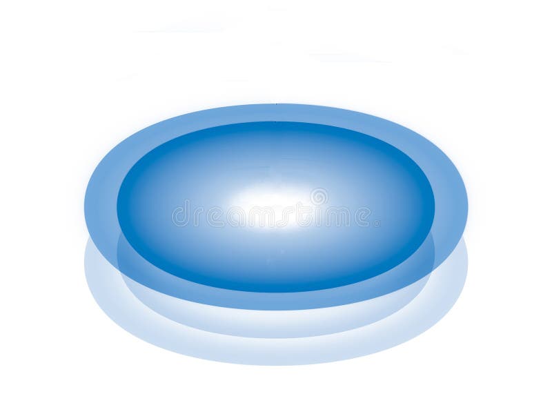 Circular Ring Shape Stack with Cover Lid, 3d Optic Stock Image - Image ...