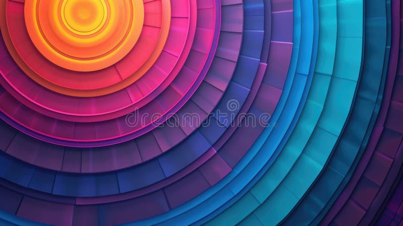Circular Ripple Background with Gradient for Modern Designs and Dynamic ...