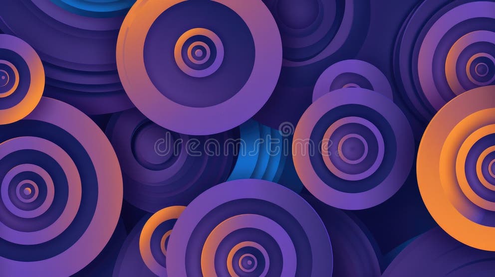 Circular Ripple Background with Gradient for Modern Designs and Dynamic ...