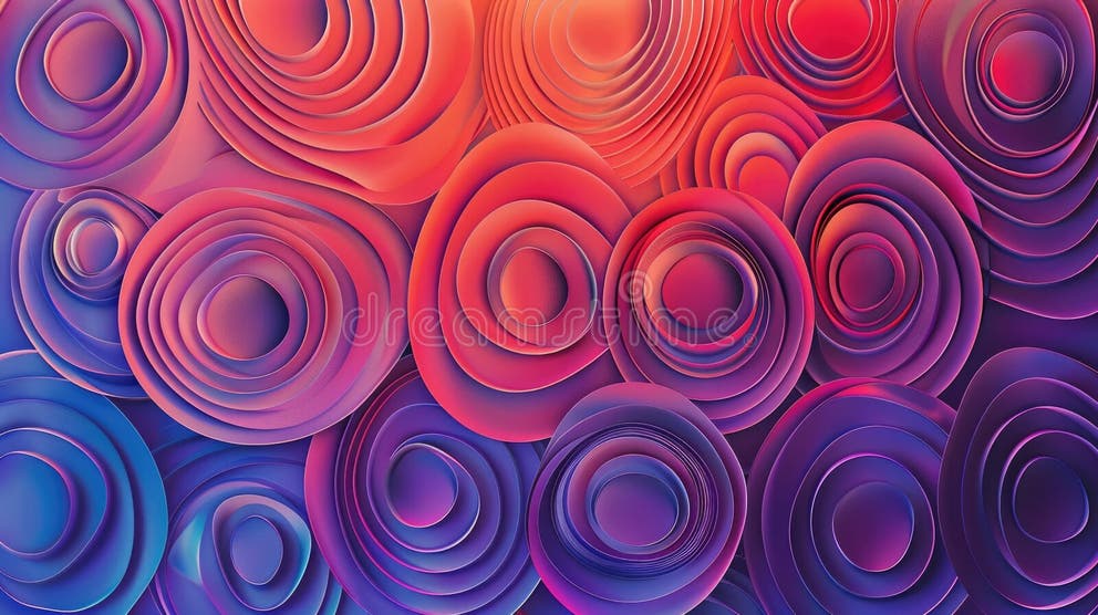 Circular Ripple Background with Gradient for Modern Designs and Dynamic ...