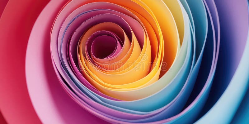 Circular Ripple Effect from Concentric Paper Rings Background for ...