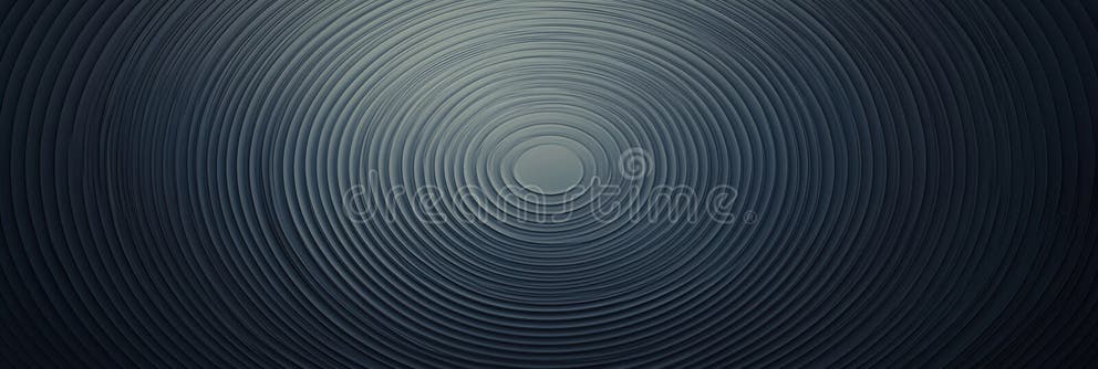 Circular Ripple Pattern with Concentric Circles in Dark Gradient Theme ...