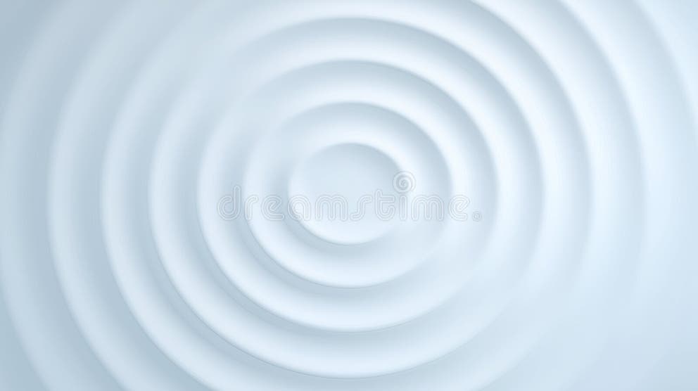 Circular Ripple Pattern with Soft Blue Tones Creates a Calming Effect ...