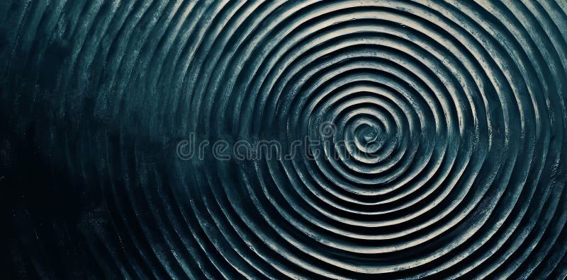 Circular Ripples on a Dark Surface Produce a Captivating Visual Display ...