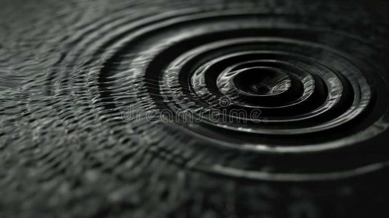 Circular Ripples on the Surface of the Water from Falling Droplets ...