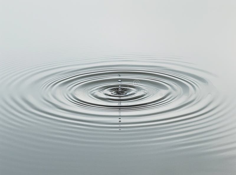 Circular Ripples on the Surface of the Water from Falling Droplets ...