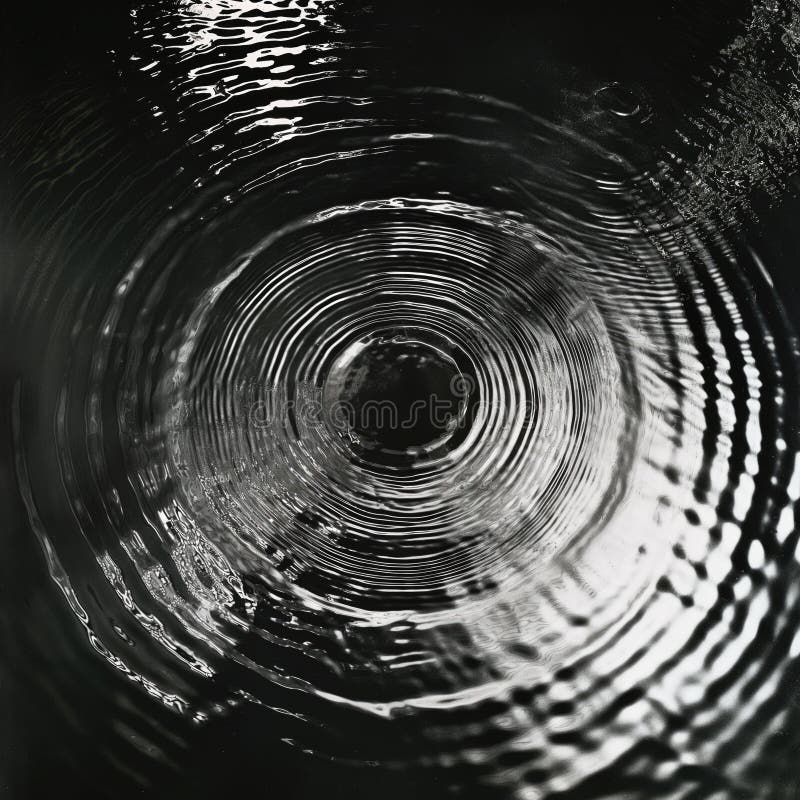 Circular Ripples on the Surface of the Water from Falling Droplets ...