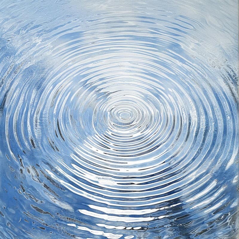 Circular Ripples on the Surface of the Water from Falling Droplets ...