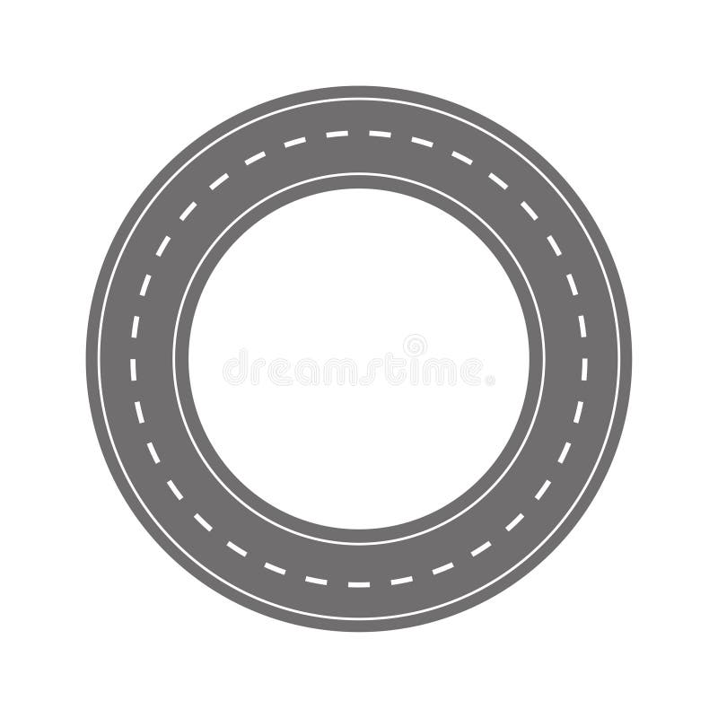 Circular Road Icon. Vector Illustration. Stock Image Stock Vector ...