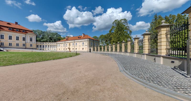 Circular Rotation of Overlooking Restoration of the Historic Castle or ...