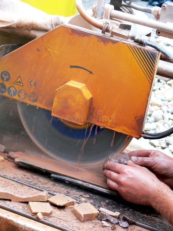 The circular saw stock photo. Image of machine, stones - 5883826