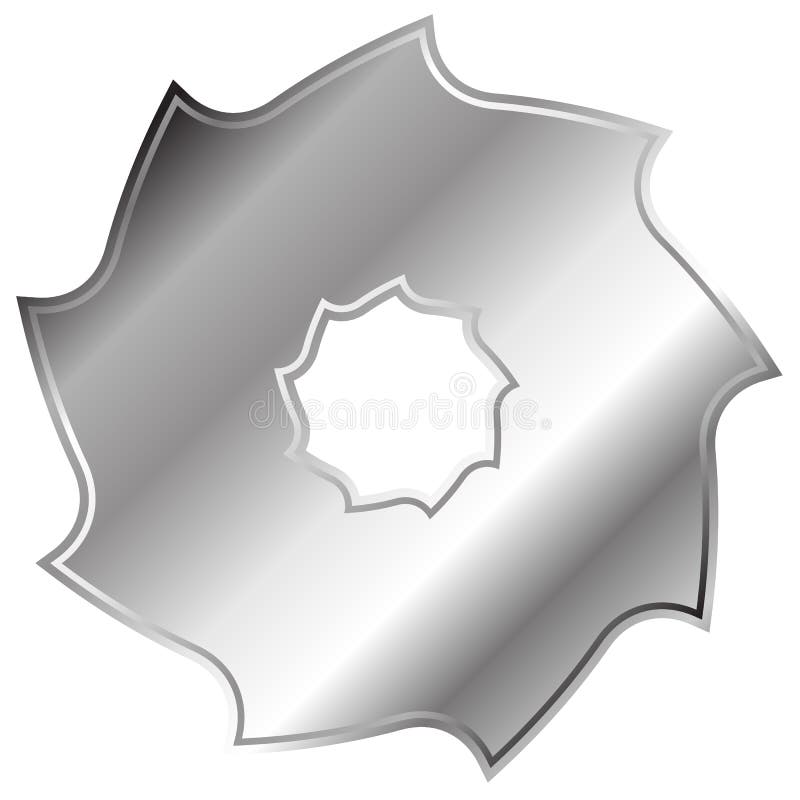 Circular Saw Blade. Abstract Shape / Symbol / Icon Stock Vector ...