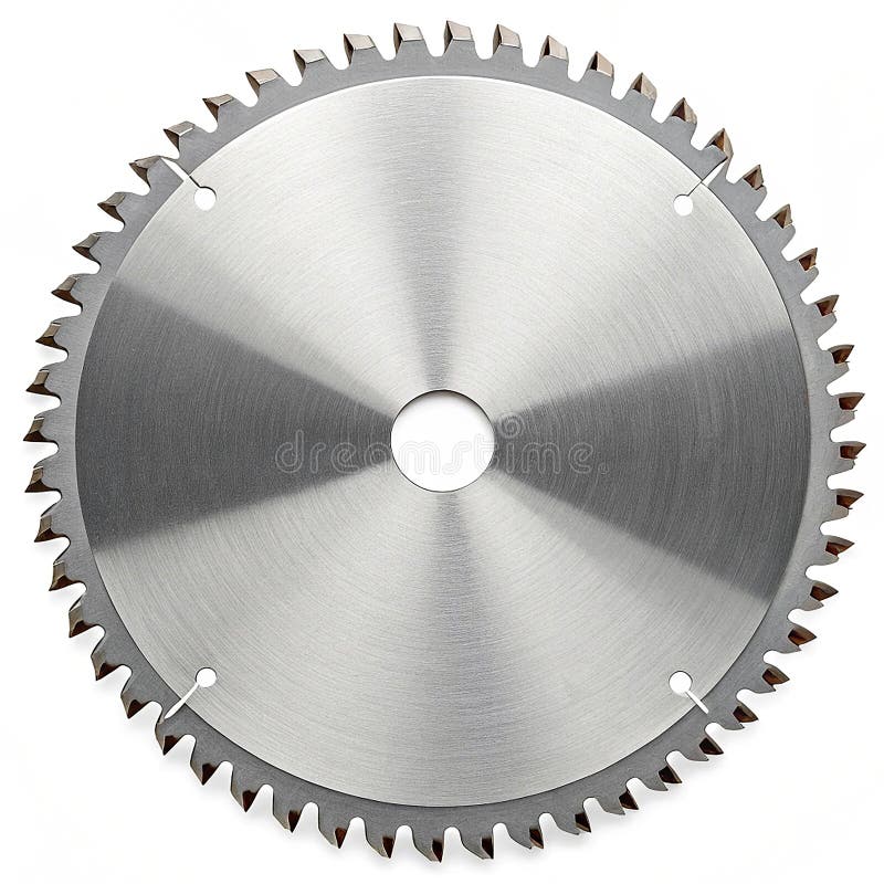 Circular Saw Blade with Carbide Teeth Stock Illustration - Illustration ...