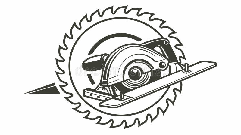 Circular Saw Blade Graphic Vector, Vector Design Generative AI Stock ...