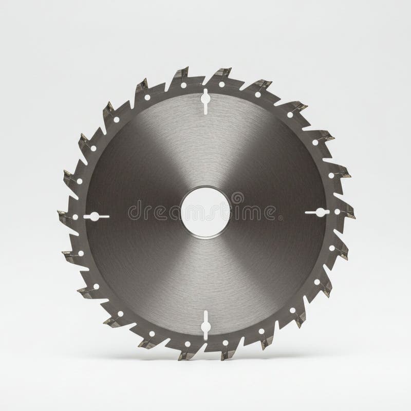 Circular Saw Blade with Sharp, Alternating Teeth Made from Metallic ...