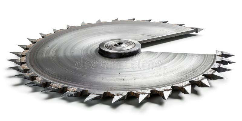 A Circular Saw Blade on a White Surface. Perfect for Construction and ...