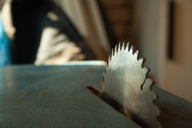 Circular saw close-up stock image. Image of object, closeup - 122339771