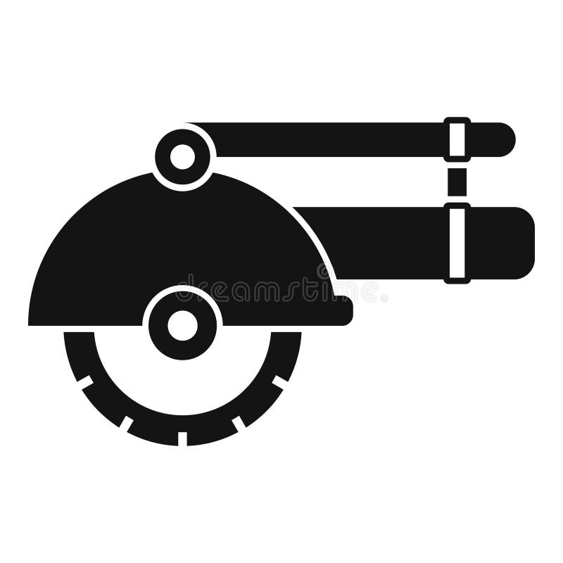 Circular Saw Cutting Machine Power Tool for Construction Icon Stock ...