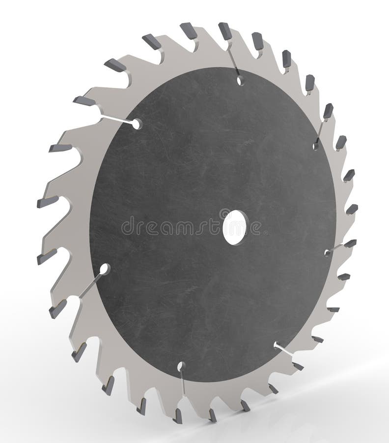 Circular Saw for Cutting Wood Stock Illustration - Illustration of view ...