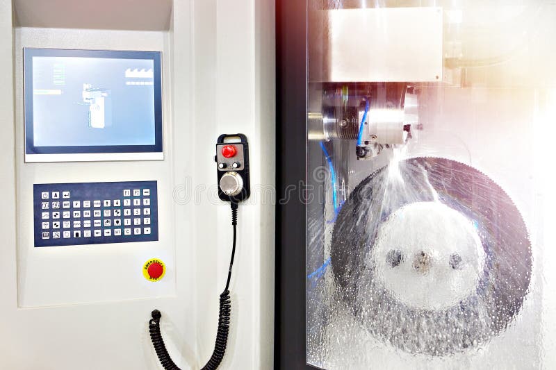 Circular Saw Grinding Machine Stock Image - Image of angle, tooth ...