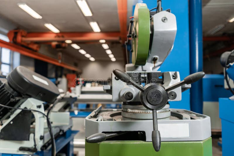 Circular Saw Machine. Cutting a Metal and Steel with with Sharp ...