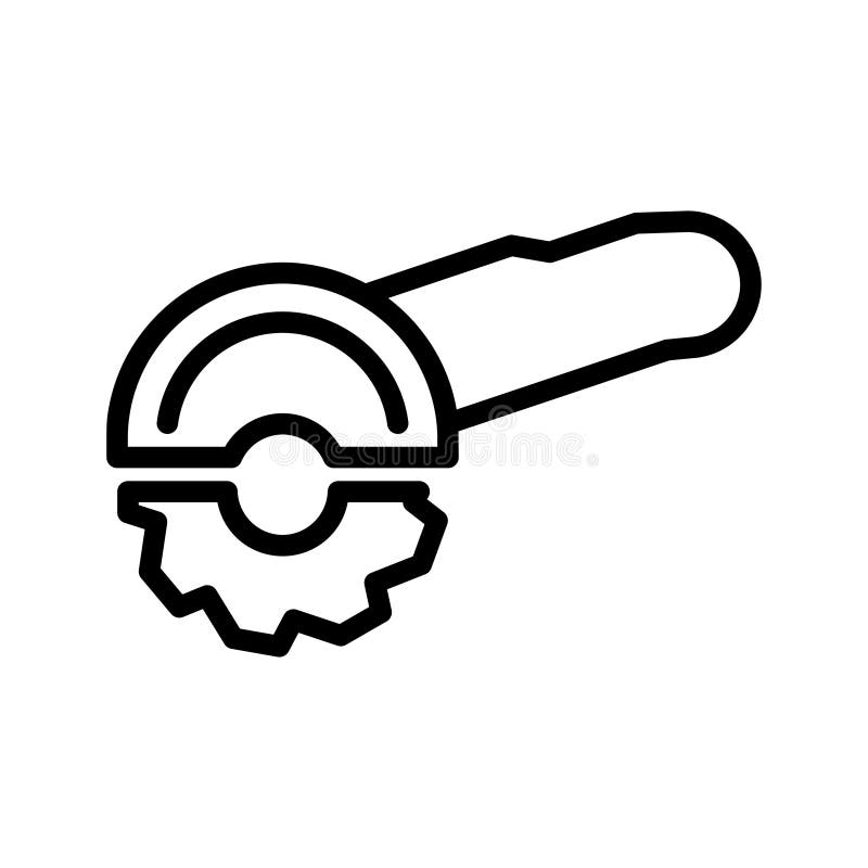 Circular saw machine icon stock vector. Illustration of icon - 223737111