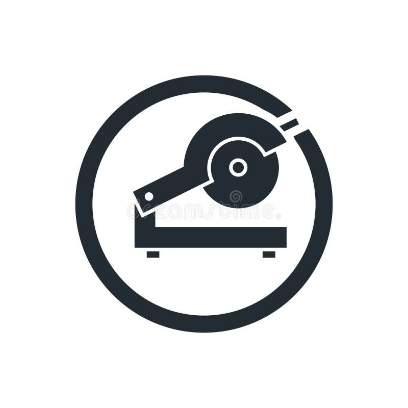 Circular Saw Machine. Vector Illustration Decorative Design Stock ...