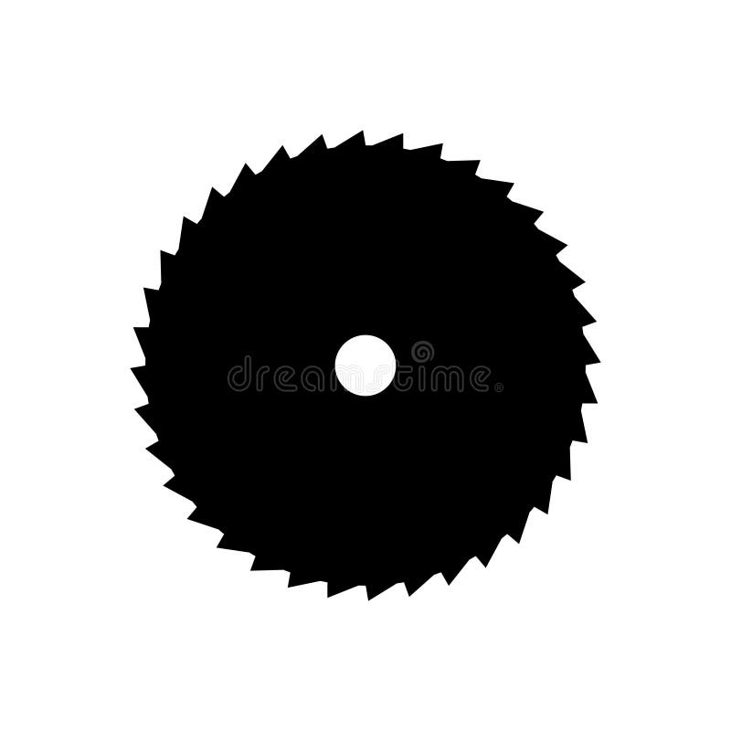 Circular Saw Metal Icon. Vector Blade Icon Saw Tool Cut Stock ...