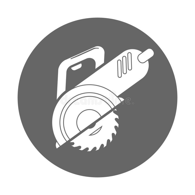 Circular Saw Simple Icon from Working Tools Stock Vector - Illustration ...