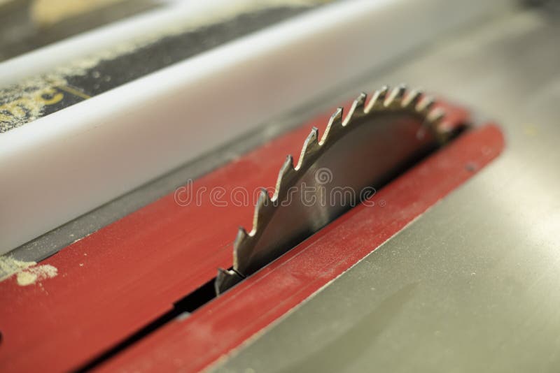Circular Saw for Wood. Sharp Blade Stock Photo - Image of machine, hand ...