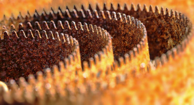 Jaws with rusty teeth stock image. Image of jaws, artwork - 154333691