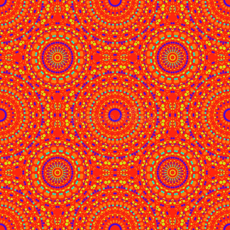 Circular seamless pattern stock vector. Illustration of circular ...