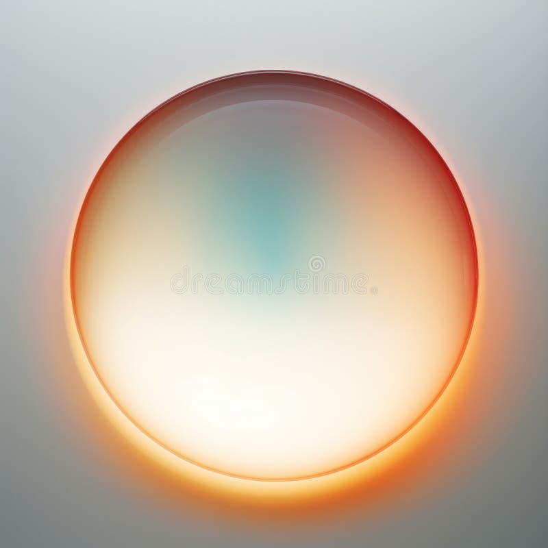 Circular Shape on Light Color Background AI Generated Stock ...