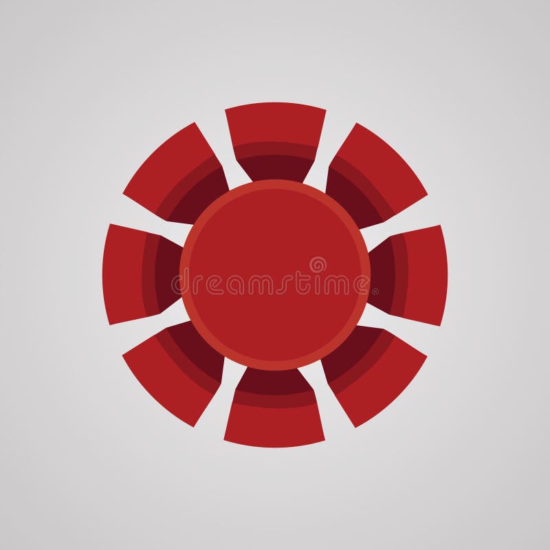 Circular Shape. Vector Illustration Decorative Design Stock Vector ...