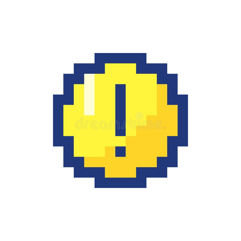 Circular Shaped Exclamation Mark Pixelated RGB Color Ui Icon Stock ... Circular Shaped Exclamation Mark Pixelated RGB Color Ui Icon Stock ...