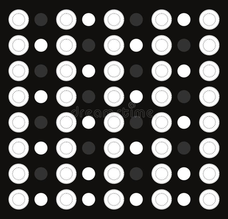 Circular shapes Pattern stock vector. Illustration of seamless - 120516831