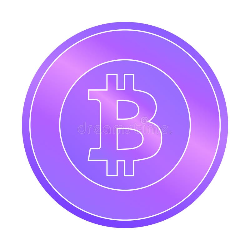 Circular, Bitcoin Logo/icon. Overlapping Yellow And Orange Squares ...