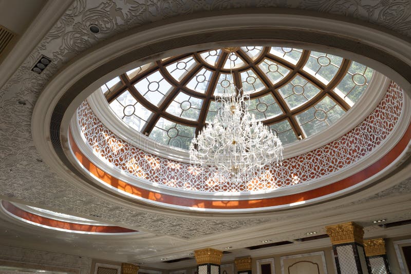 Circular skylight stock image. Image of center, bright - 61023379