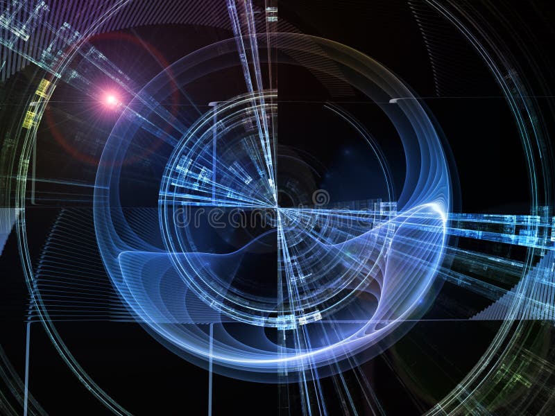 Circular Space stock illustration. Illustration of system - 174166426