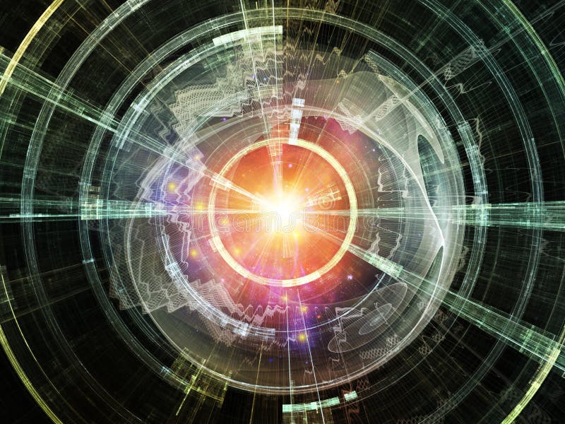 Circular Space stock illustration. Illustration of symmetry - 184775367