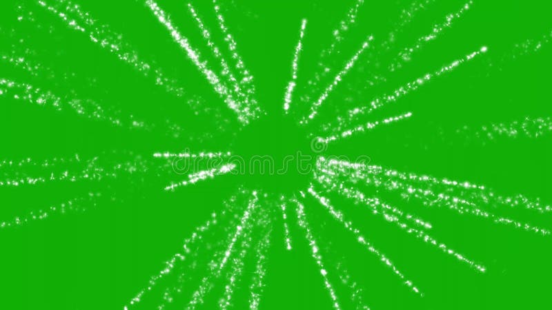 Circular Sparkle Streams Motion Graphics with Green Screen Background ...