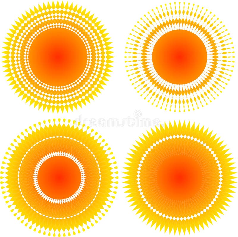 Circular spikes stock illustration. Illustration of rangoli - 881661
