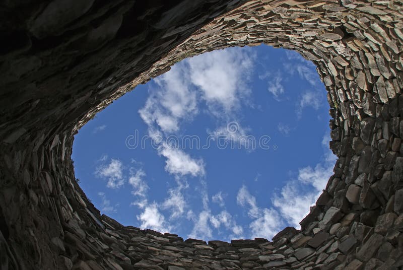 Circular stone wall stock image. Image of chimney, macro - 56461721
