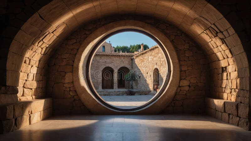 Window Framing Courtyard View Stock Illustrations – 18 Window Framing ...