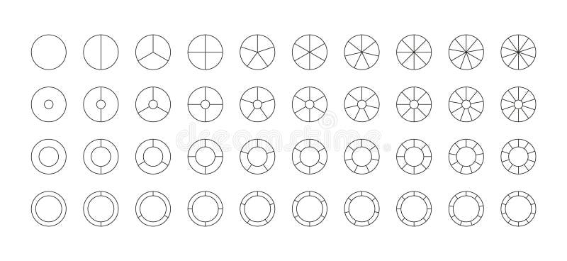 9 Section Circular Graph Stock Illustrations – 161 9 Section Circular ...