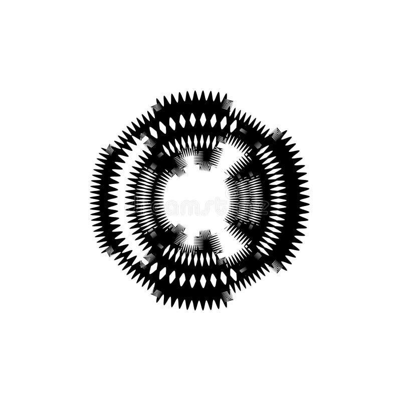 Circular Symbol or Sign, Design Element for Logo, Emblem, Icon on White ...