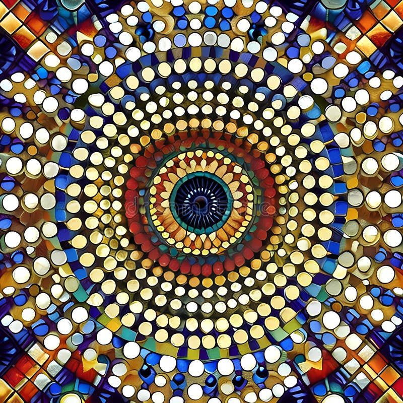 Circular Symphony III: Another Image of a Geometric Pattern Created ...